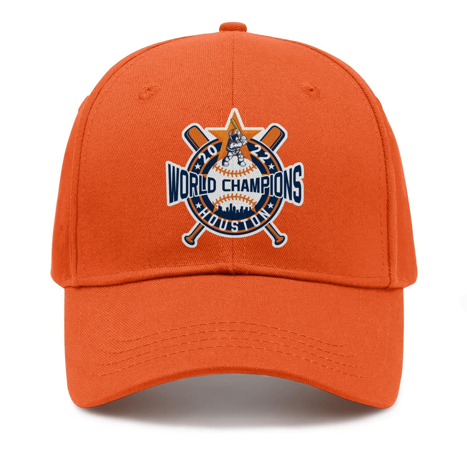 Weiqiyong 2022 World Hat Ho.u.Ston Hat Ch.a.mps 2022 Baseball Cap 2022 Ch.a.mps Baseball Gift for Baseball Fans