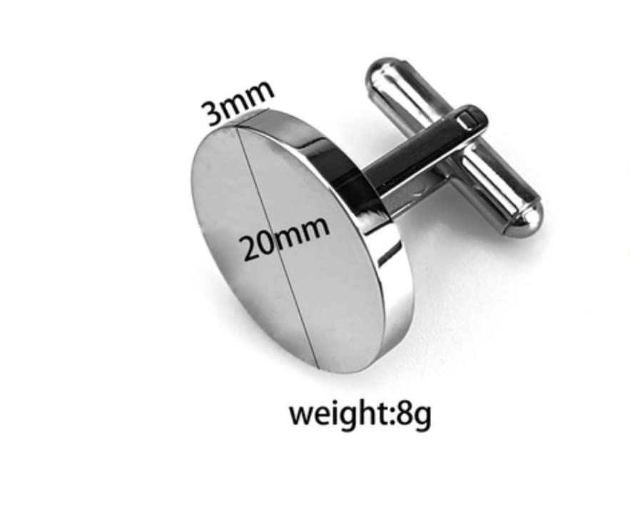 Stainless Steel Cufflinks Men's Shirt Sleeve Studs Rose Gold