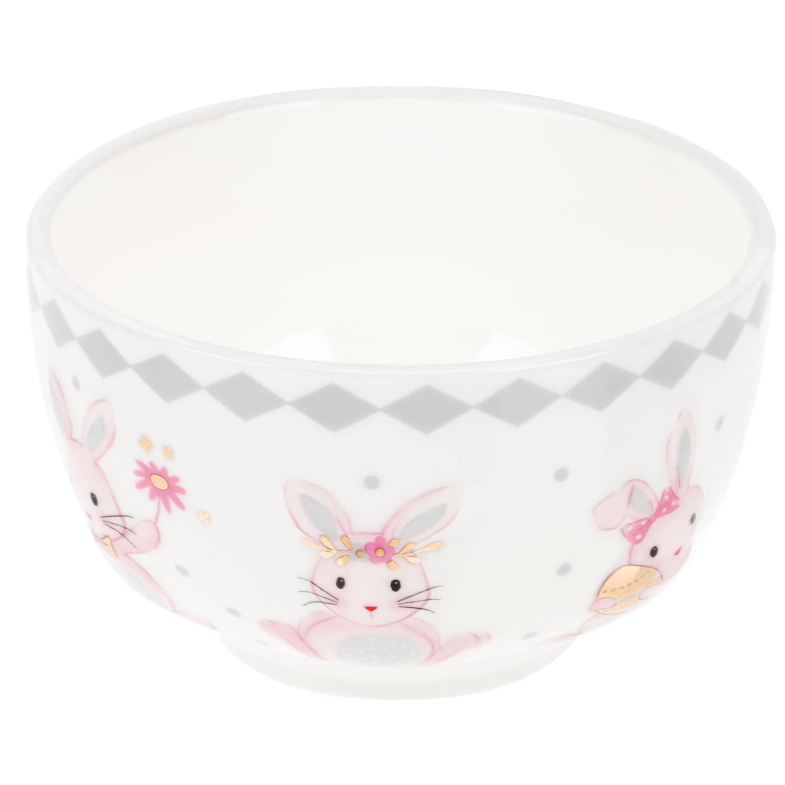 SOIMISS Easter Bowl Ceramic Bunny Candy Dish Easter Basket Rabbit Candy Bowl Snack Appetizers Porridge Soup Bowl Salad Bowl Spring Party Home Restaurant Use