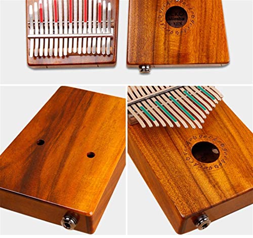SLFDXDP Thumb Piano Thumb Finger Piano Kalimba 17-Note Finger Piano Beginners and Advanced Beginners Entry Portable Musical Instrument Kalimba Portable (Color : B)