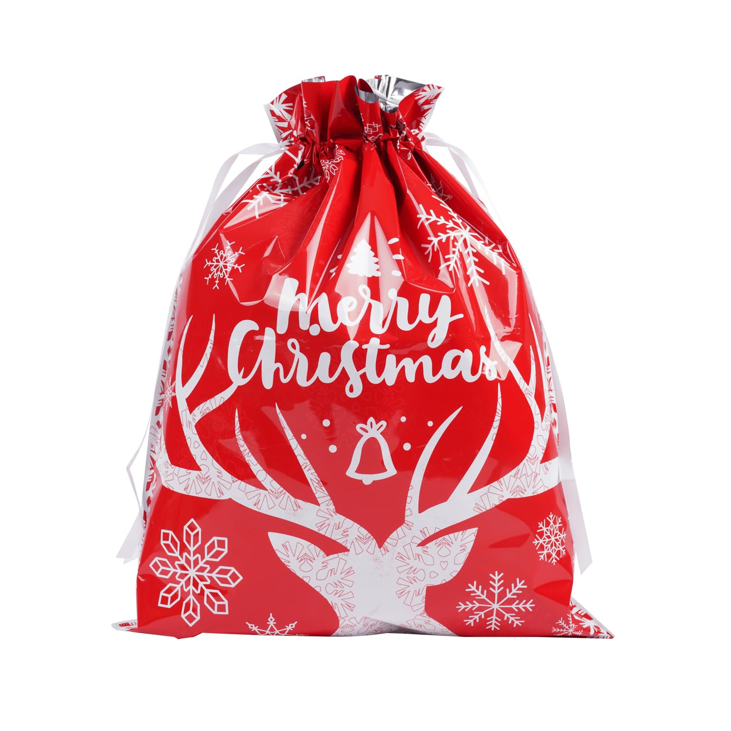 Lyforpyton 12 Pack 9.8" Medium Christmas Gift Bags With Tissue Paper