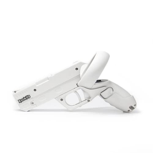 VR Accessories White Game Gun Handle Cover Suitable for VR Oculus Quest 2 Controllers Pistol Case