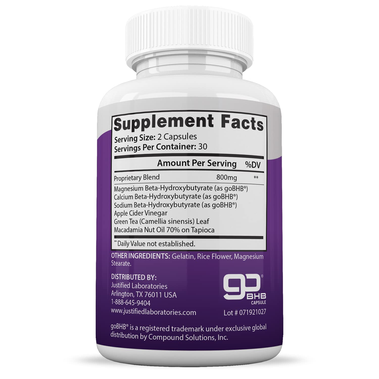 Regal Keto Pills 800MG Includes Apple Cider Vinegar goBHB Exogenous Ketones Advanced Ketosis Support for Men Women 60 Capsules