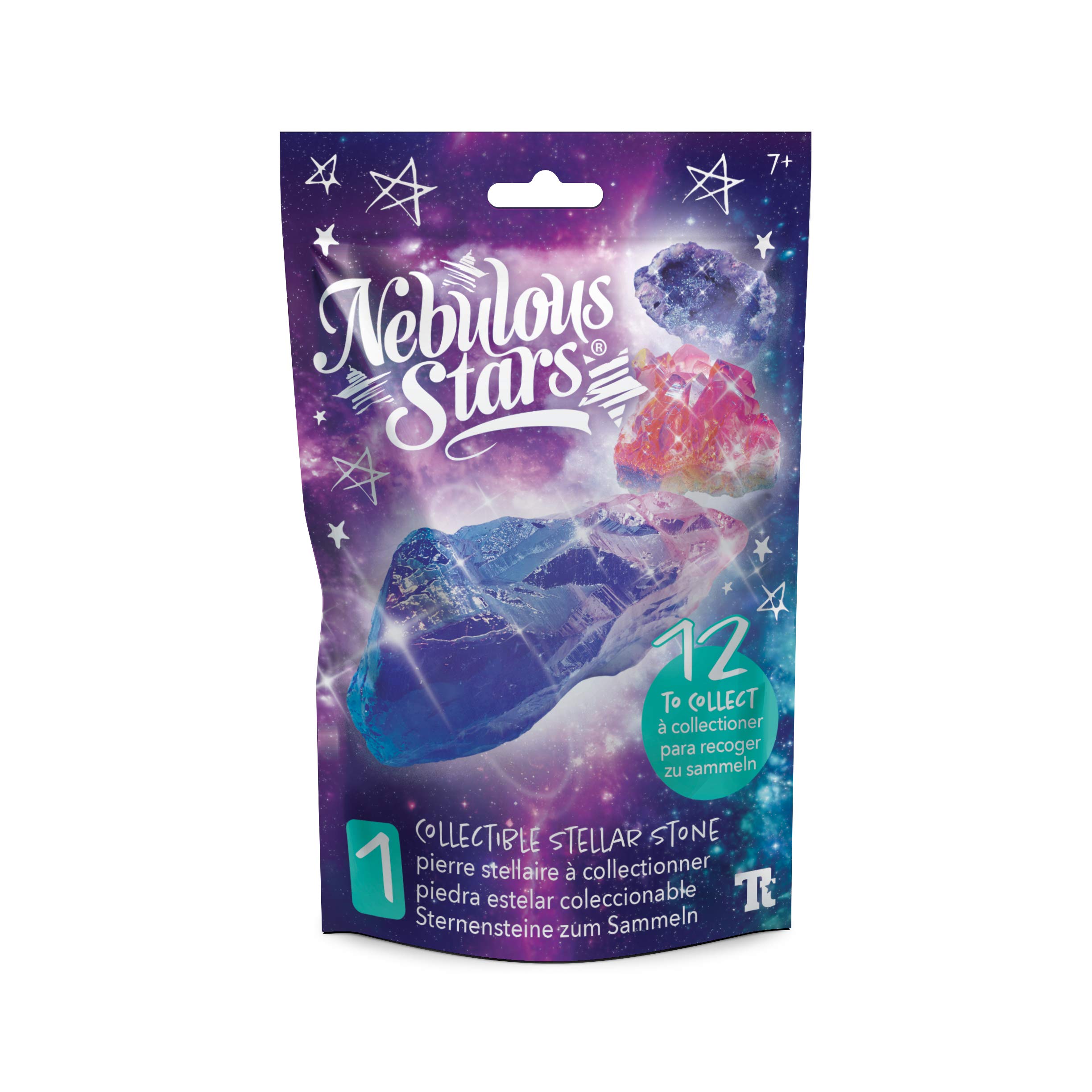 Nebulous Stars Collectible Stellar Stone - 3 Blind Packs – Pretty Rocks and Crystal for Kids