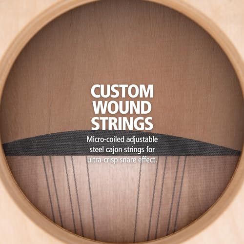 Meinl Artisan String Cajon with Mongoy Frontplate / Baltic Birch Body - MADE IN SPAIN - BulerĂa Line, 2-YEAR WARRANTY (AEBLMY)