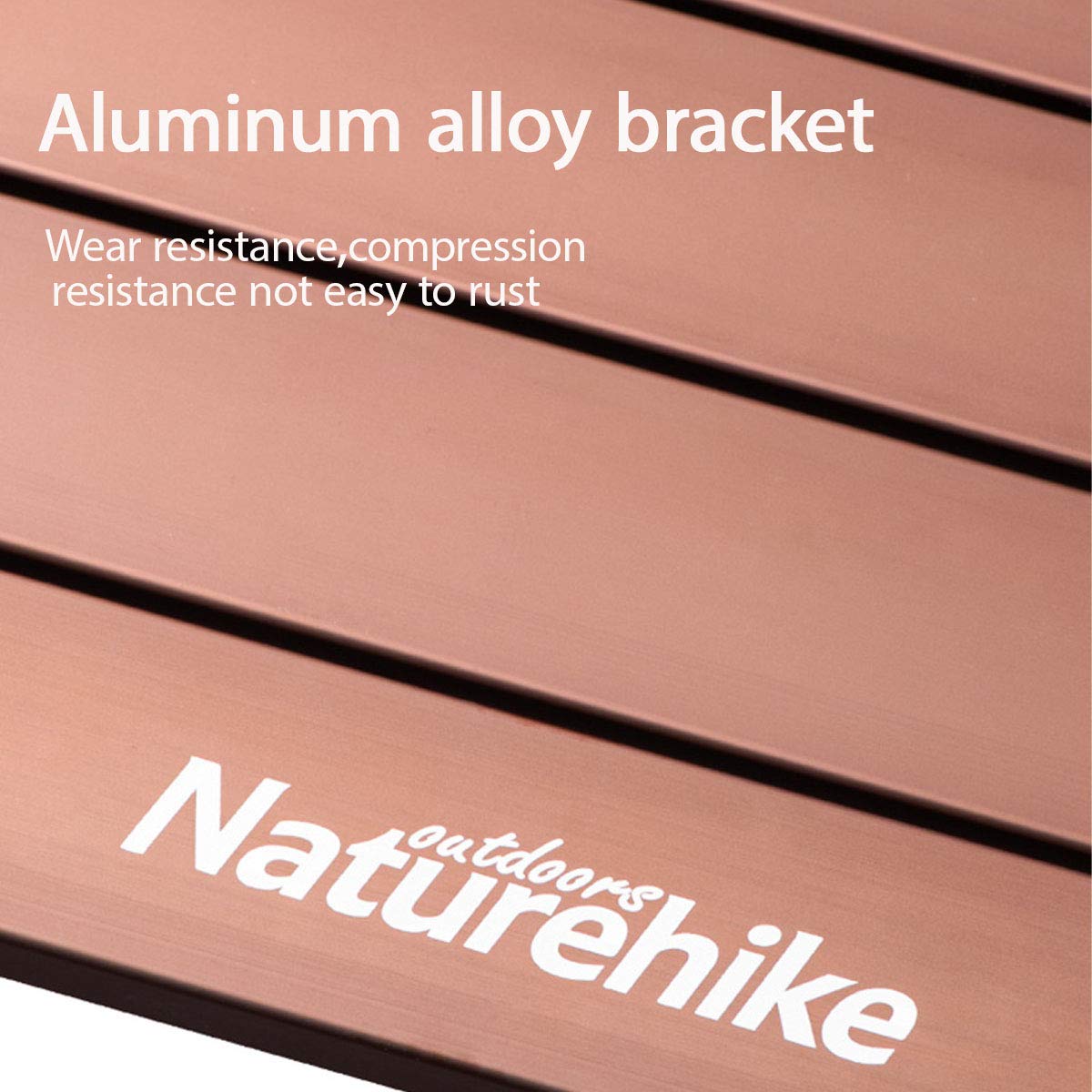 Naturehike Portable Outdoor Folding Table Aluminum Alloy Picnic Camping Table Barbecue Table
