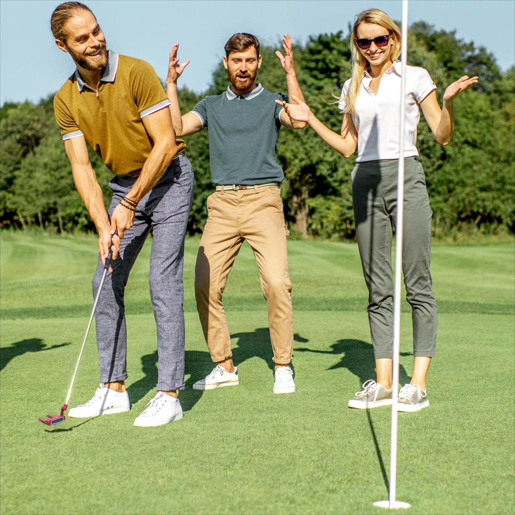 WENGH Golf Mallet Putter Golf Putter Right Handed for Men and Women with CNC Milled Face -34 inchesā¦