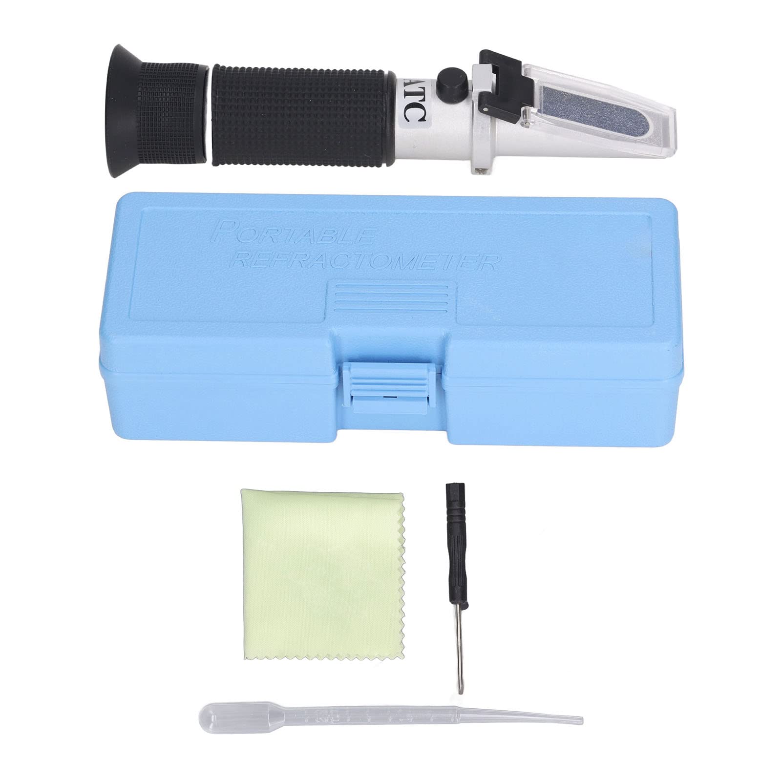 Sugar Refractometer Tester Wear Proof ATC Brix Meter Refractometer for Factory