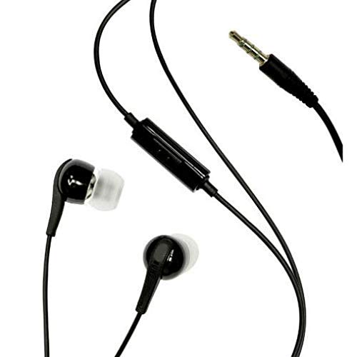 Wired Earphones Headphones Handsfree Mic 3.5mm Headset Earbuds Compatible with T-Mobile REVVL 4 - REVVL 4 Plus - REVVL 5G - REVVL V - REVVL V Plus 5G
