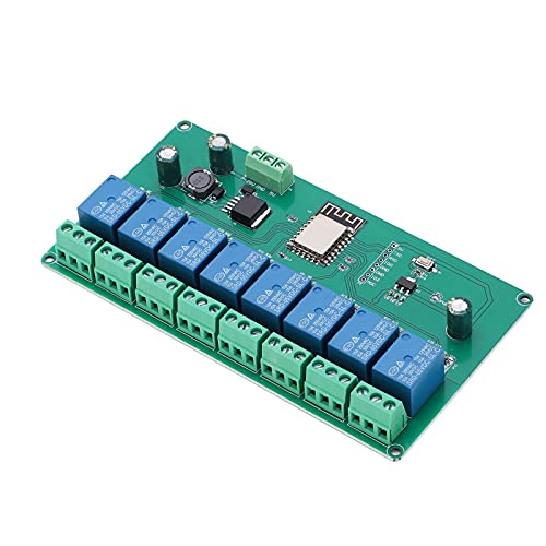 WAAZI WiFi 8?Channel Relay Module ESP8266 Development Board DC 7-28V / 5V Voltage Monitoring Relays for Control