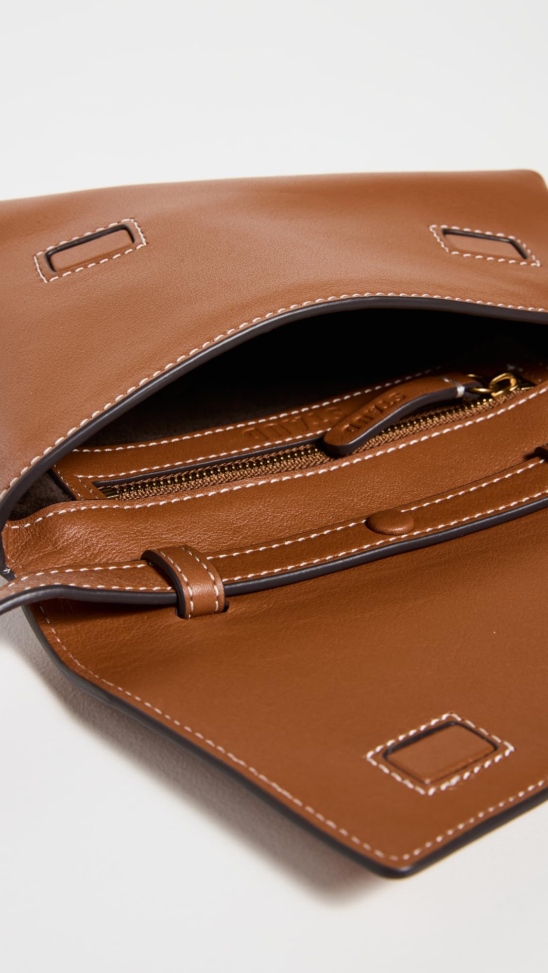 STAUD Women's Acute Crossbody Bag, Tan, One Size
