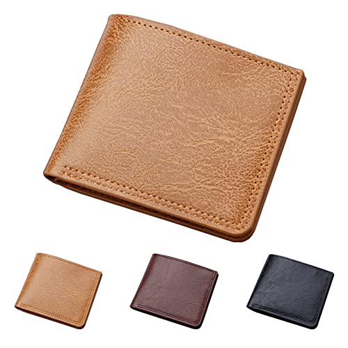 Wallet Envelope System Fashion ID Short Wallet Solid Color Men Open Purse Multiple Card Slots Clutch Bag Bee Wallet Leather