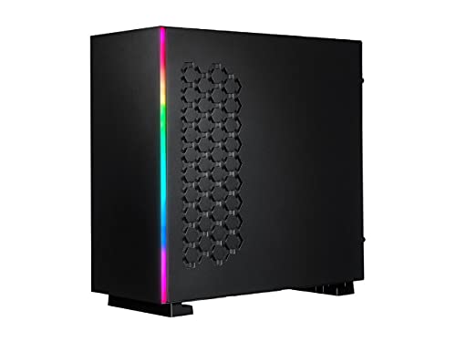 Odyssey Black Widow Custom Gaming PC, RGB LED Fans, Intel Core i5 2.7GHz, 16GB RAM, 512GB SSD, Nvidia Geforce GTX 1050 Ti, Wi-Fi, Windows 10 Pro x64