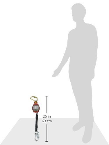 Miller by Honeywell MiniLite 11-Foot Personal Fall Limiter with Steel Carabiner and Snap Hook, 310 lb. Capacity (FL11-1-Z7/11FT)