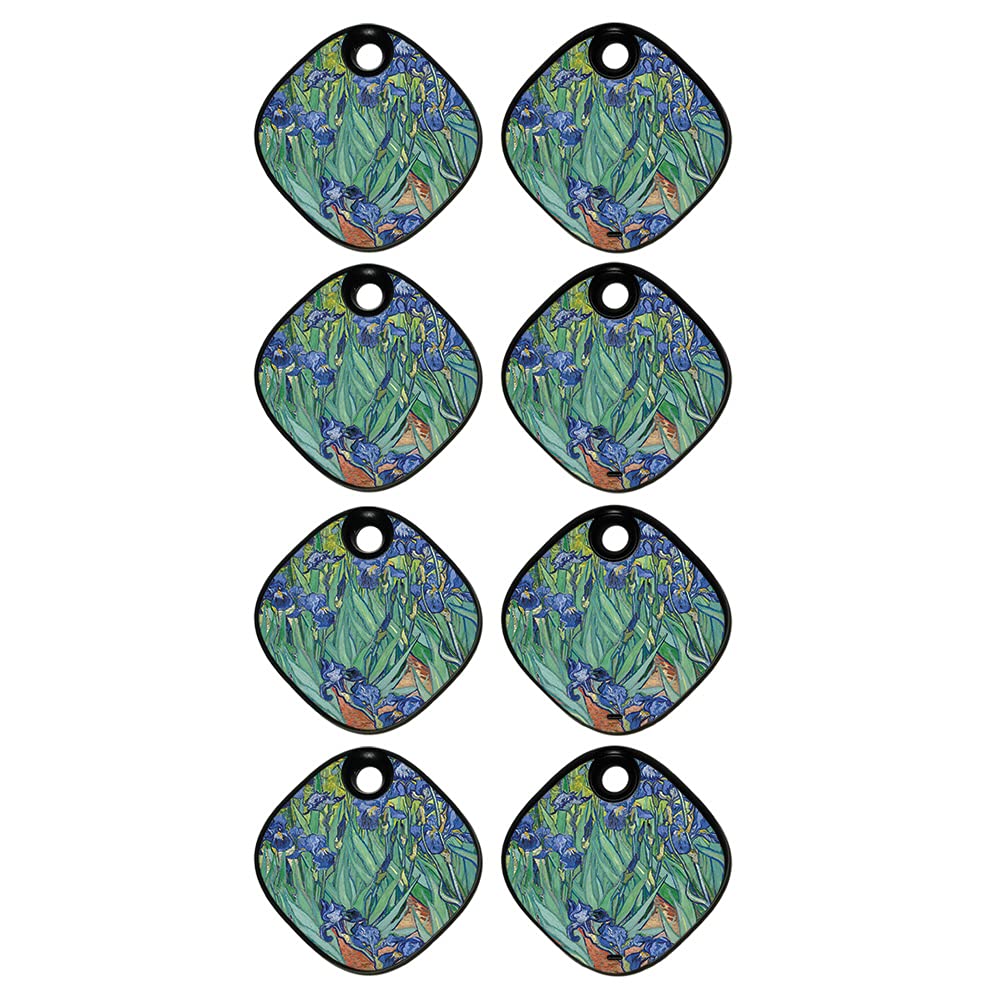 MightySkins Skin Compatible with Samsung Galaxy SmartTag (4 Pack) - Irises | Protective, Durable, and Unique Vinyl Decal wrap Cover | Easy to Apply, Remove, and Change Styles | Made in The USA