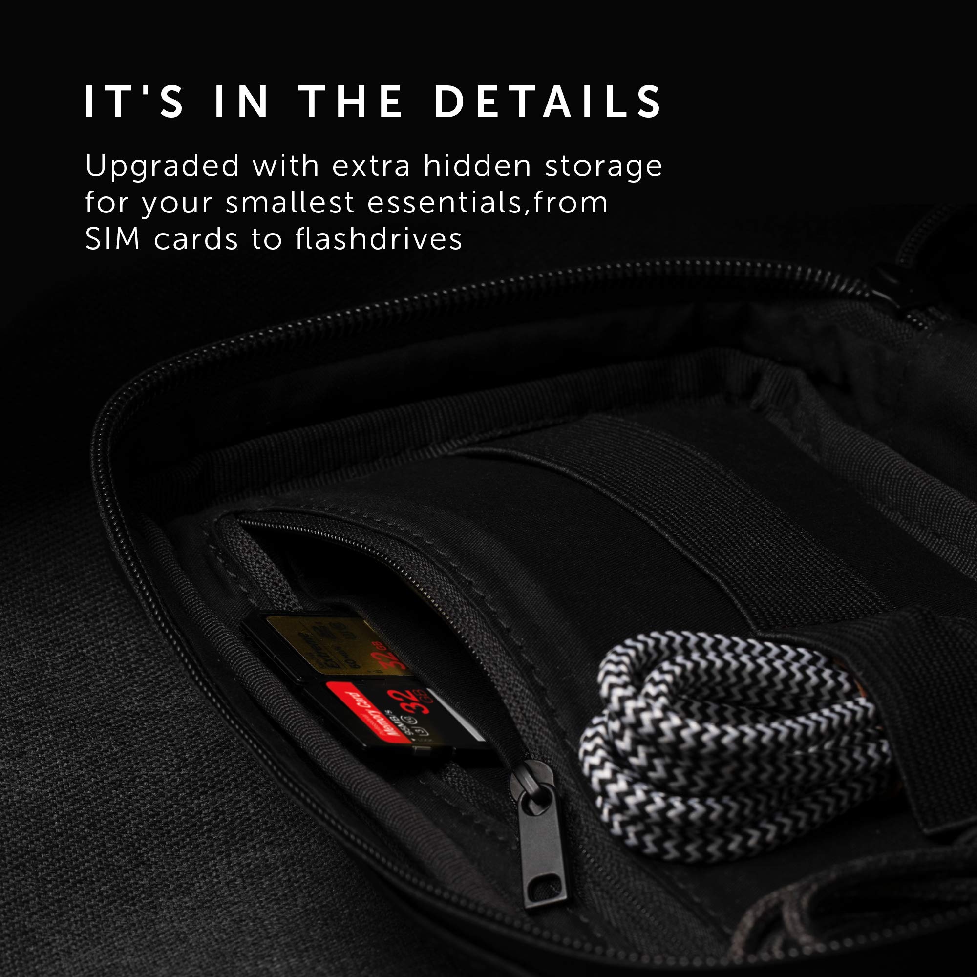 Native Union Stow Organizer β Premium Travel Tech Kit Crafted with Durable Canvas β Keep Essentials Organized with Flexible Storage & Quick-Access Pocket for Cables, Chargers, SIM Card & More (Indigo)