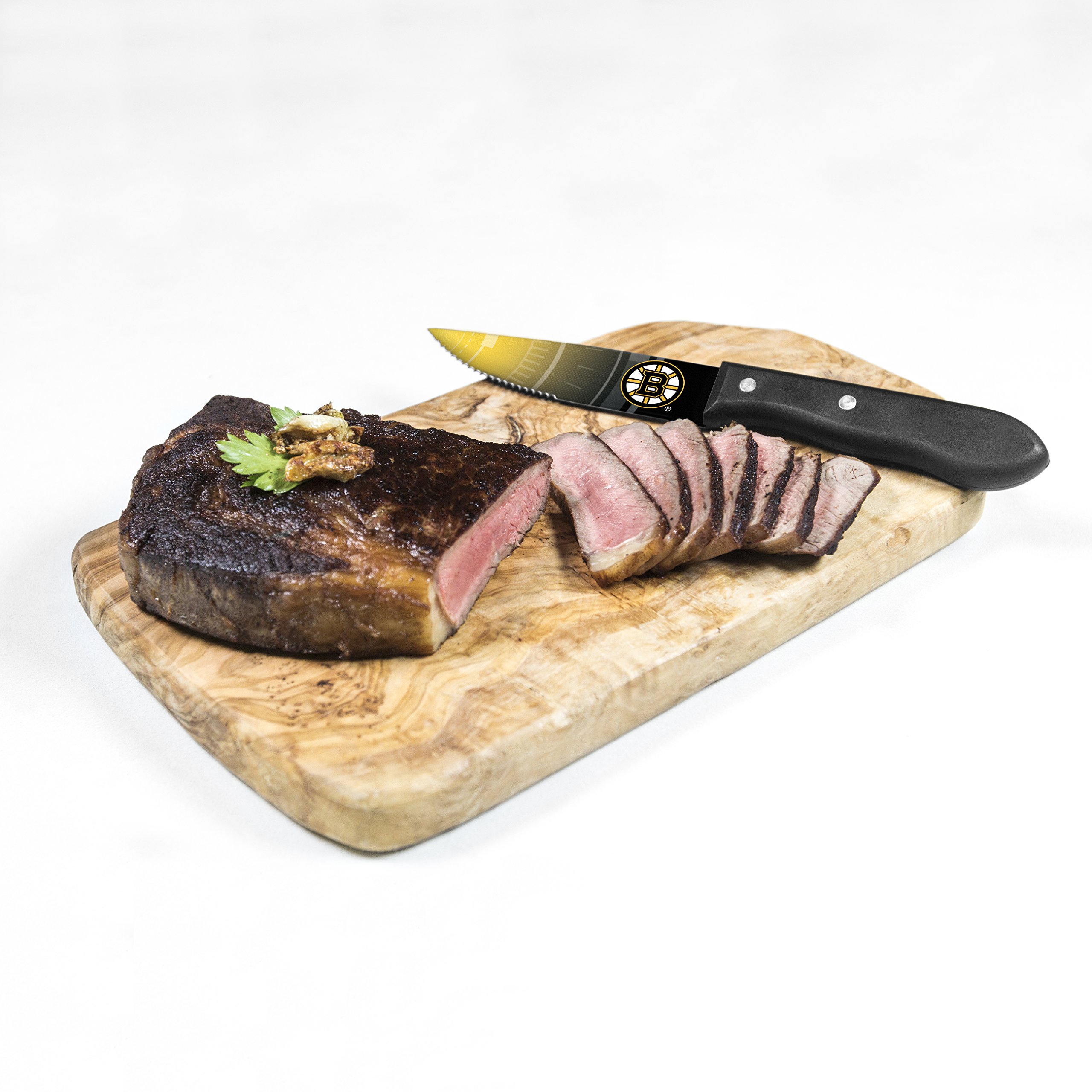 Sports Vault NHL Boston Bruins Steak Knive Set, 9.75"
