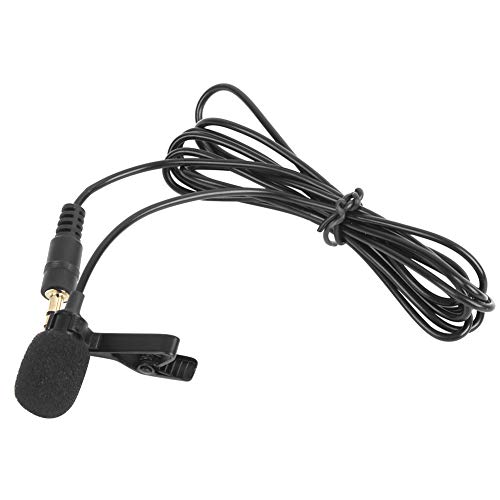 Natruss Collar Clip Microphone, Easy to Carry Fine Workmanship Recording Microphone, Small Size for Meeting Worked with DJI OSMO Action