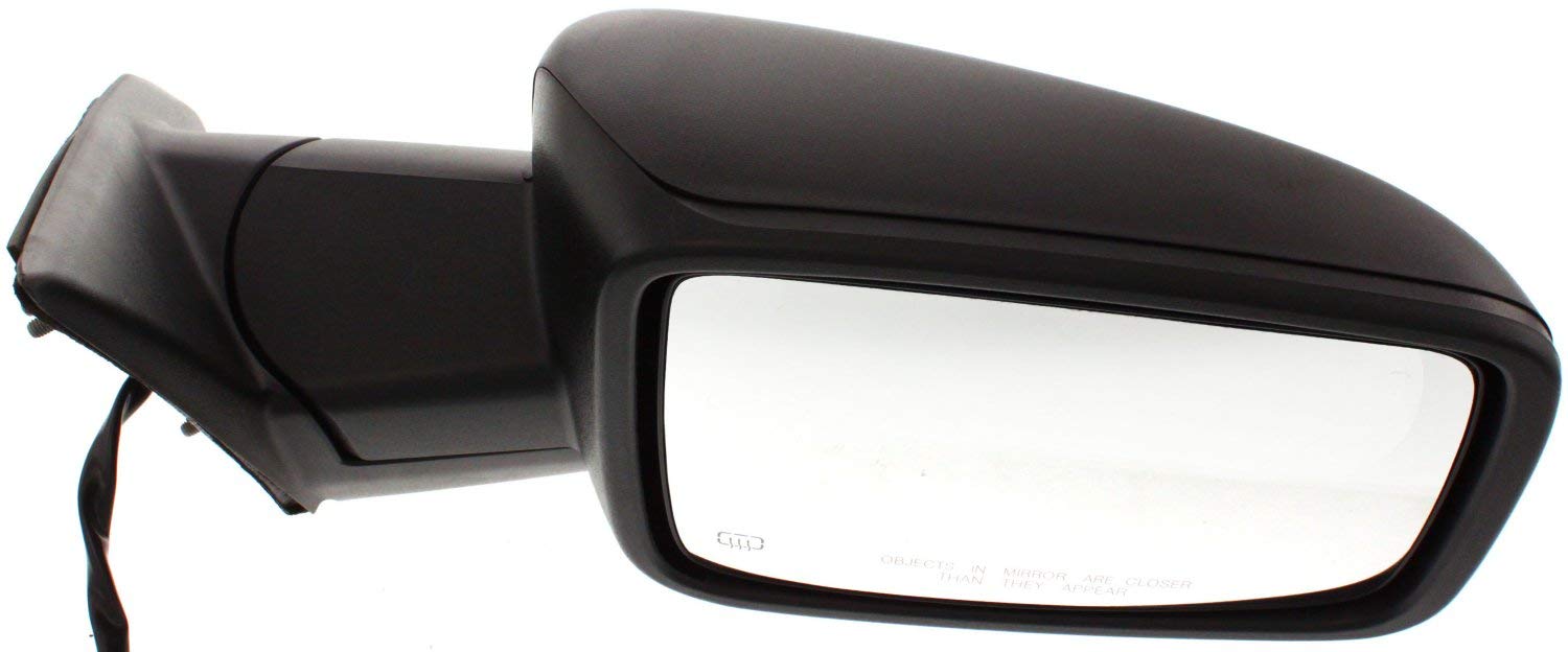 Kool Vue Left & Right Power Heated Door Mirrors Compatible With Dodge Ram 1500 2009 With Signal Light & Puddle Lamp; Without Memory Textured Pair
