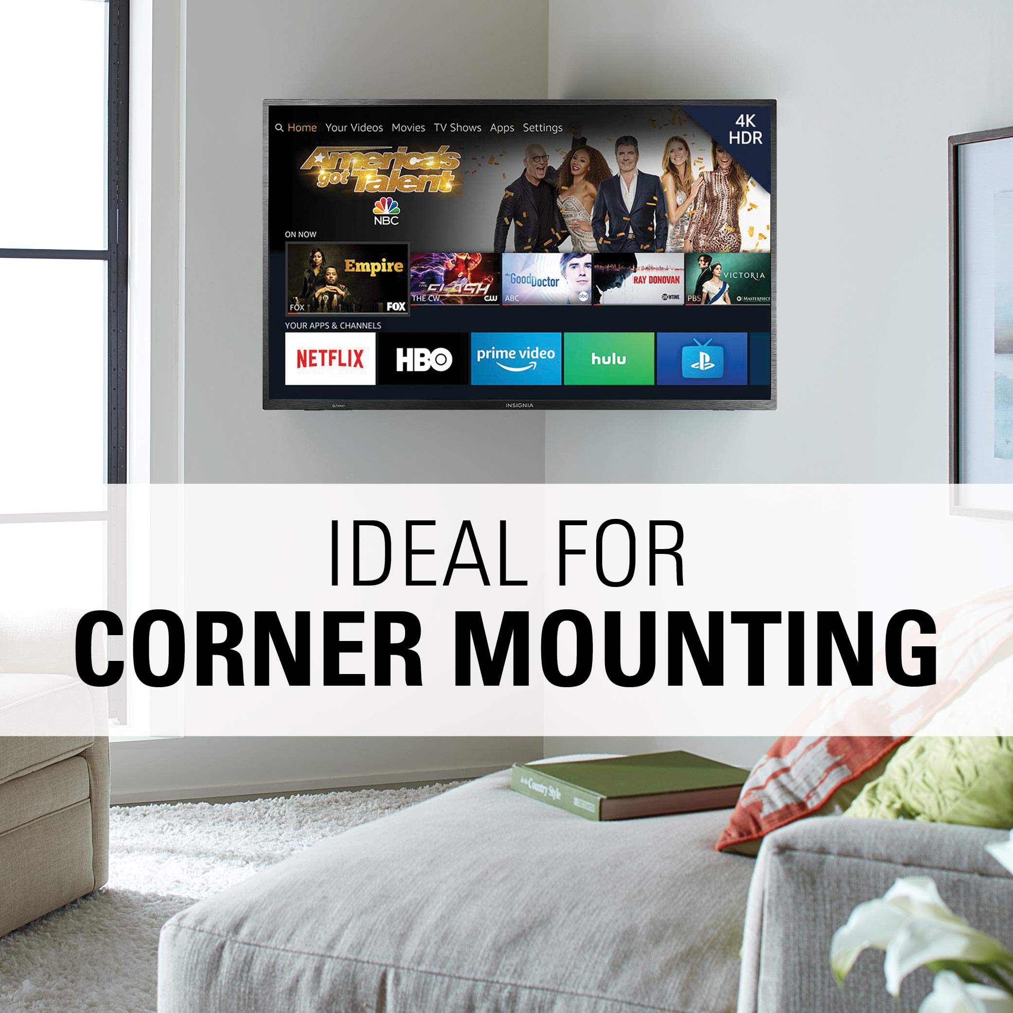 Made for Amazon Full-Motion TV Wall Mount for 32 to 80 TV