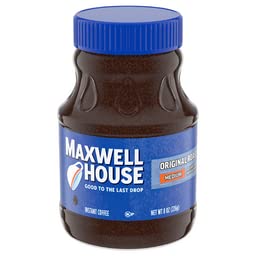 Maxwell House Original Blend Instant Coffee, Medium Roast, 8 Ounce Jar (Pack of 3)