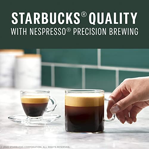 Starbucks by Nespresso Blonde & Medium Roast Variety Pack Coffee (32-count single serve capsules, compatible with Nespresso Vertuo Line System)