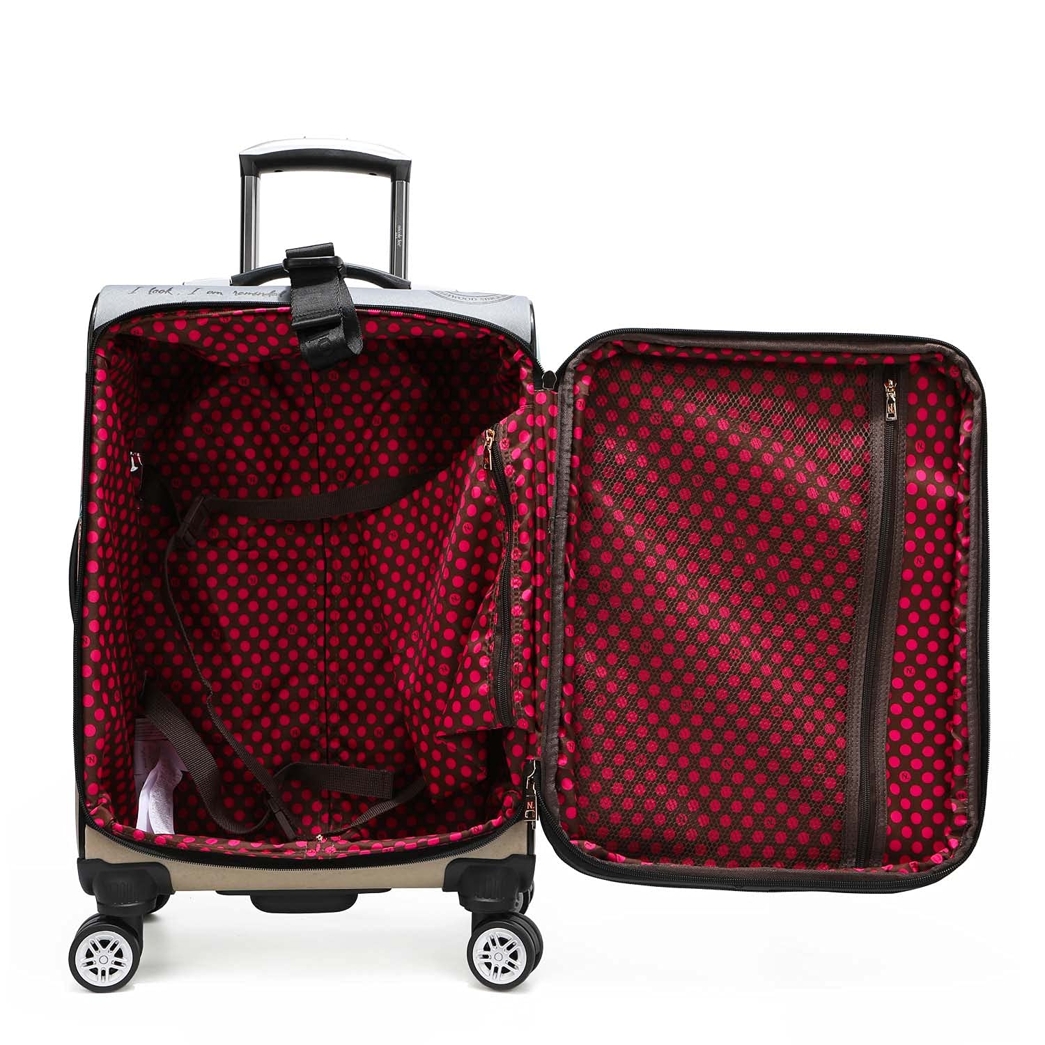 Nicole Lee 20" Carry On Suitcase (TOGETHER WE STAND)