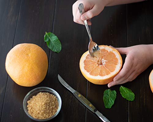 Set of 4 Grapefruit spoons, One Grapefruit Knife, and One Grapefruit Keeper