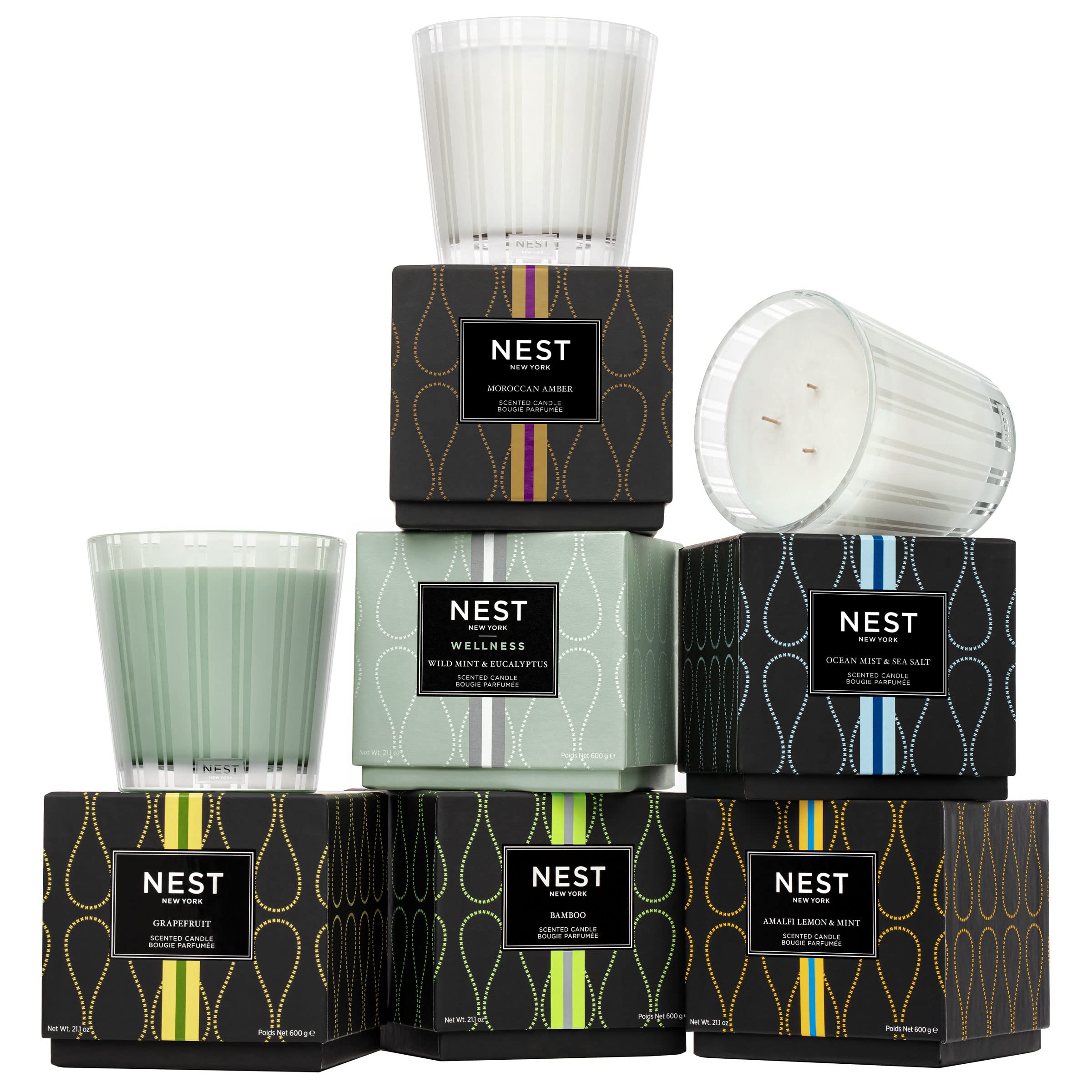 NEST New York Amalfi Lemon & Mint Scented 3-Wick Candle