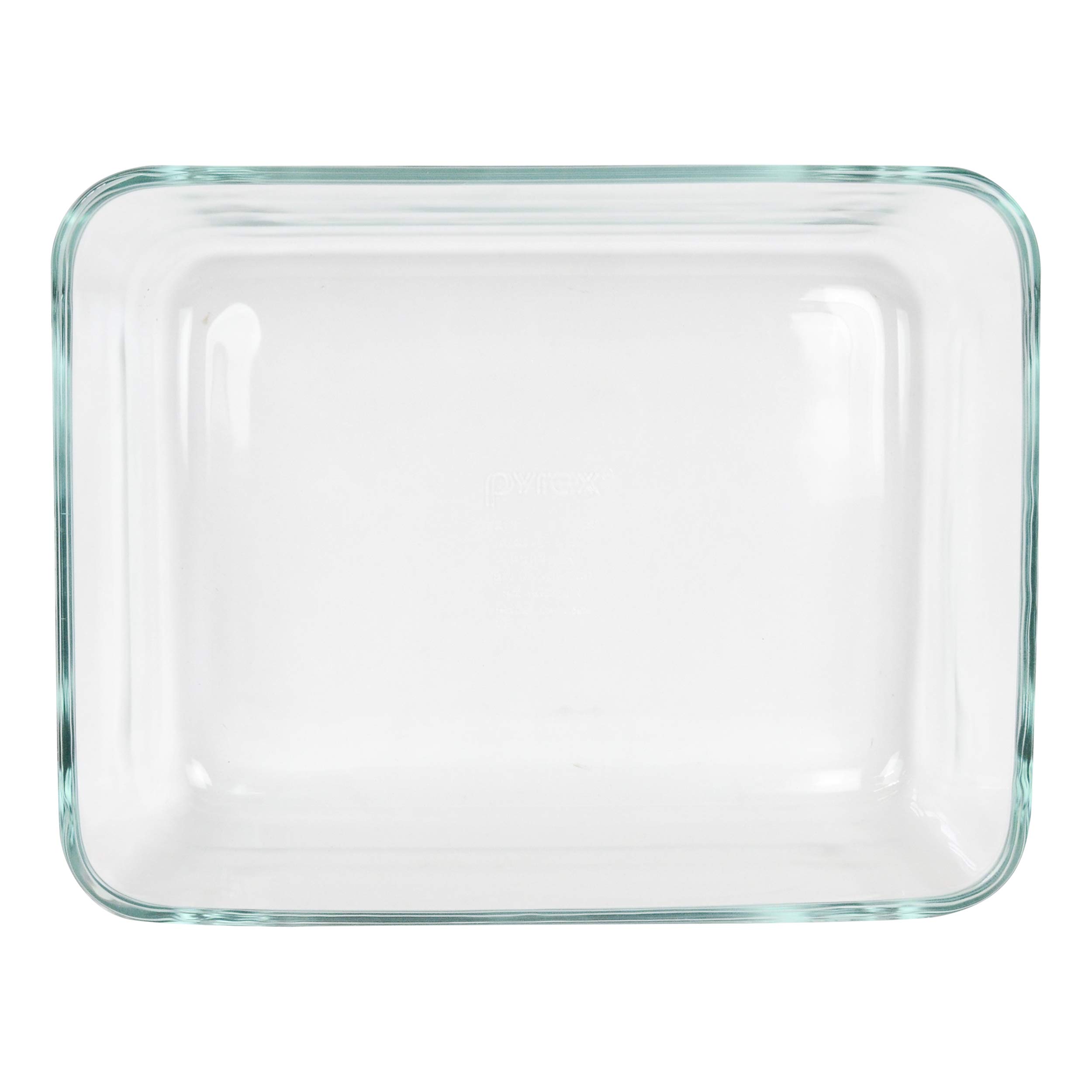 Pyrex (1) 7212 11-Cup Glass Dish & (1) 7212-PC Dark Blue Lid Made in the USA