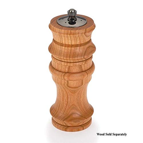 WoodRiver Project Kit - Salt & Pepper Mill Grinder MechanismBlack Nickel