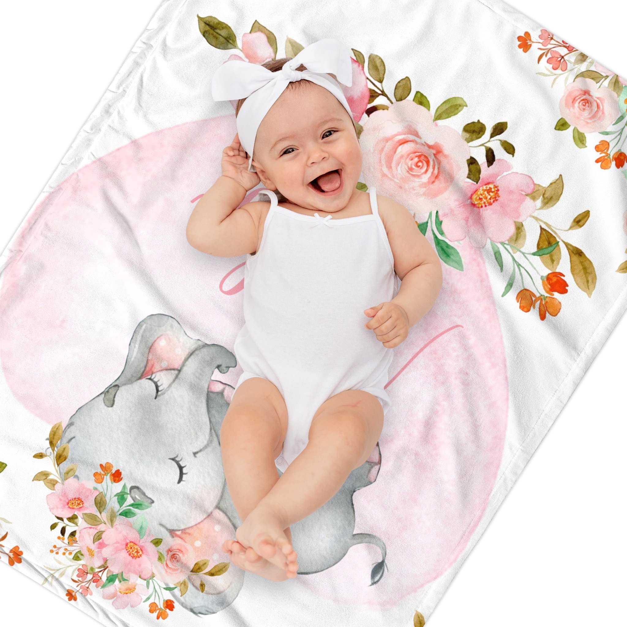 Personalized Baby Blanket for Girls Boys, Custom Baby Blanket with Name, Super Soft Personalized Gifts Blanket for Kids, Personalized Name Blanket for Birthday, Party, Valentine's Day