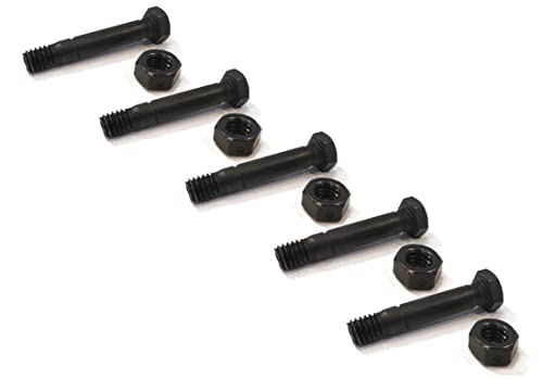 The ROP Shop | (Pack of 5 Shear Pin Bolt & Nut for Ariens Deluxe 24 921011, 921020, 921024