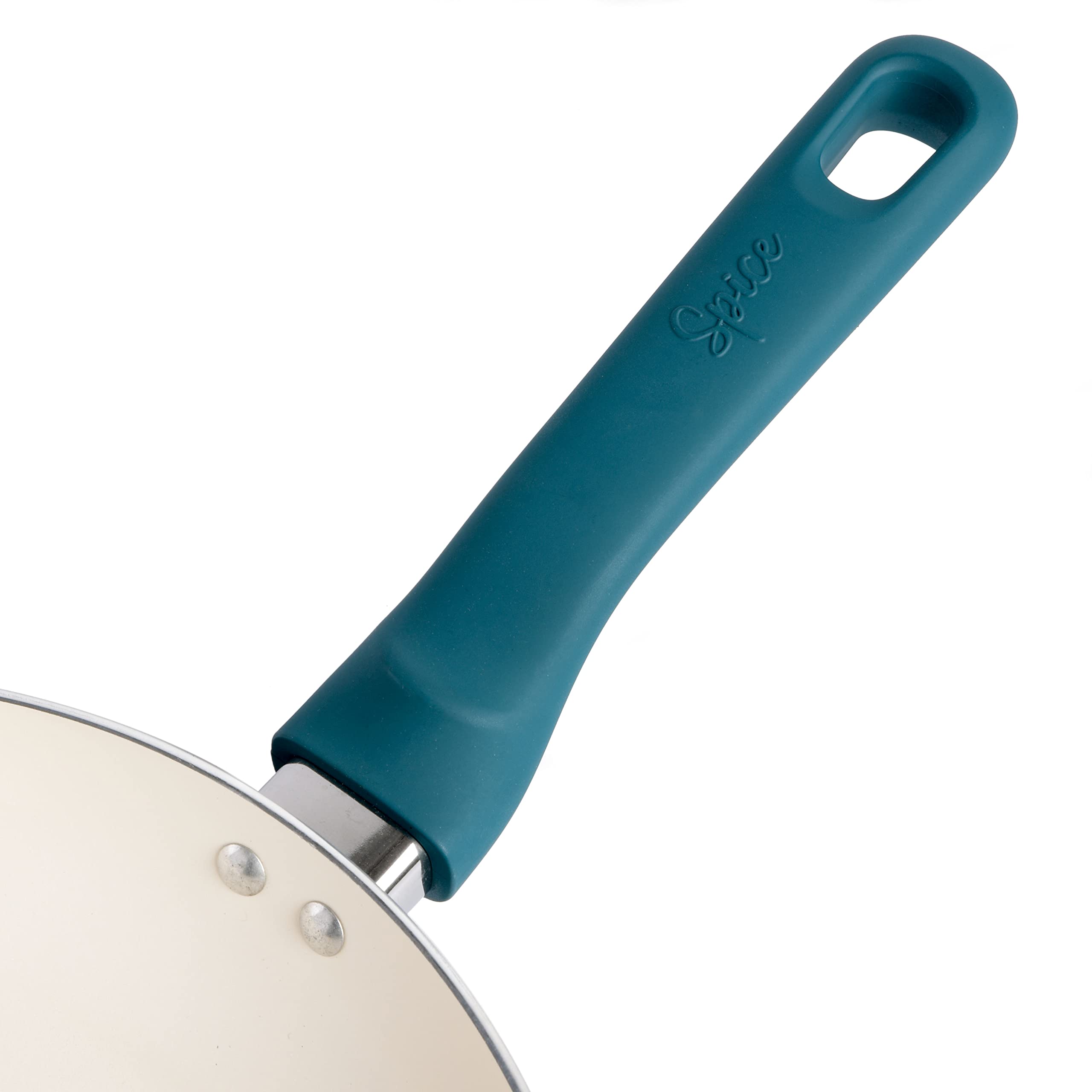 Spice by Tia Mowry Savory Saffron 2-Piece Fry Pan Set - Teal