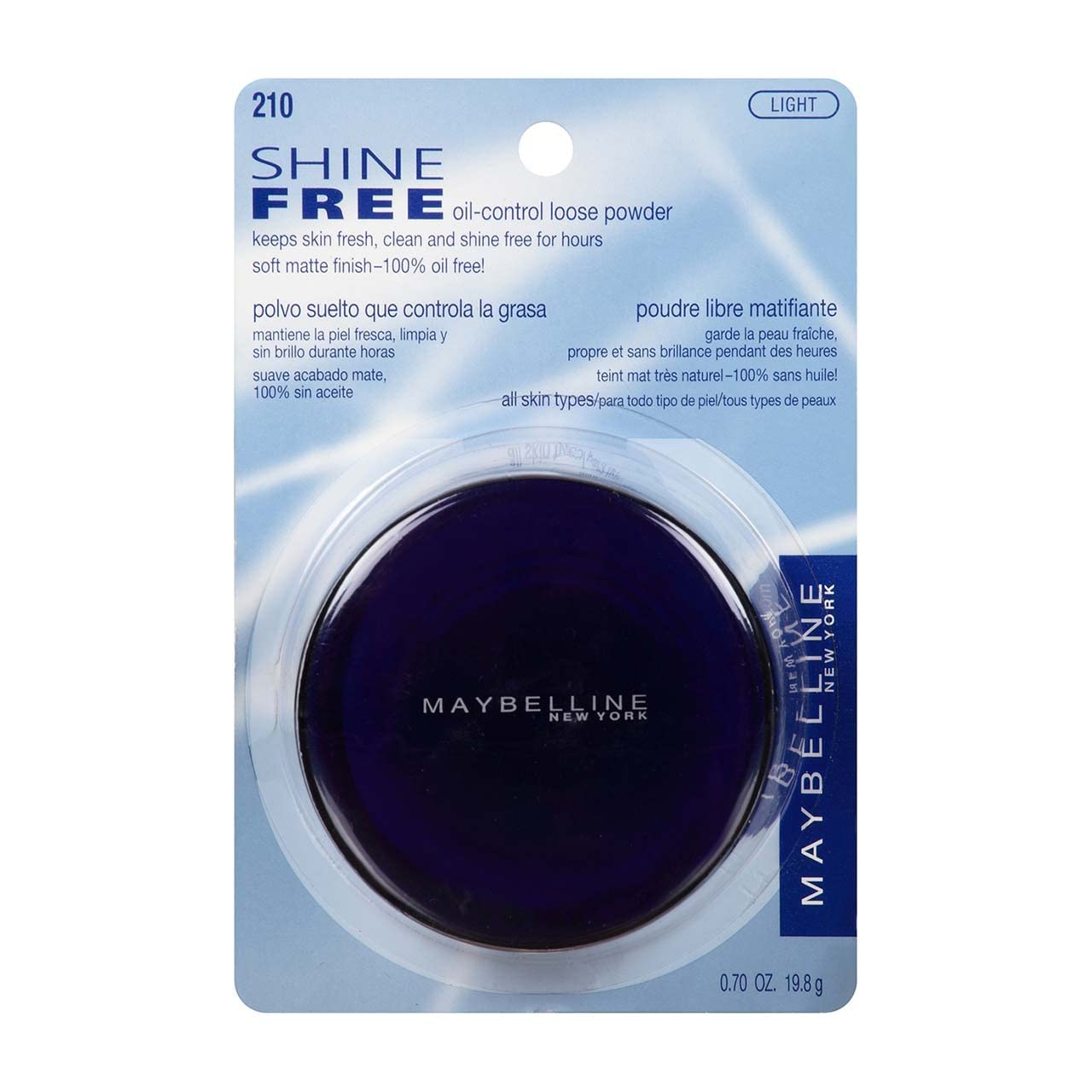 Maybelline New York Shine Free Oil Control Loose Powder Light [210] 0.7 oz.
