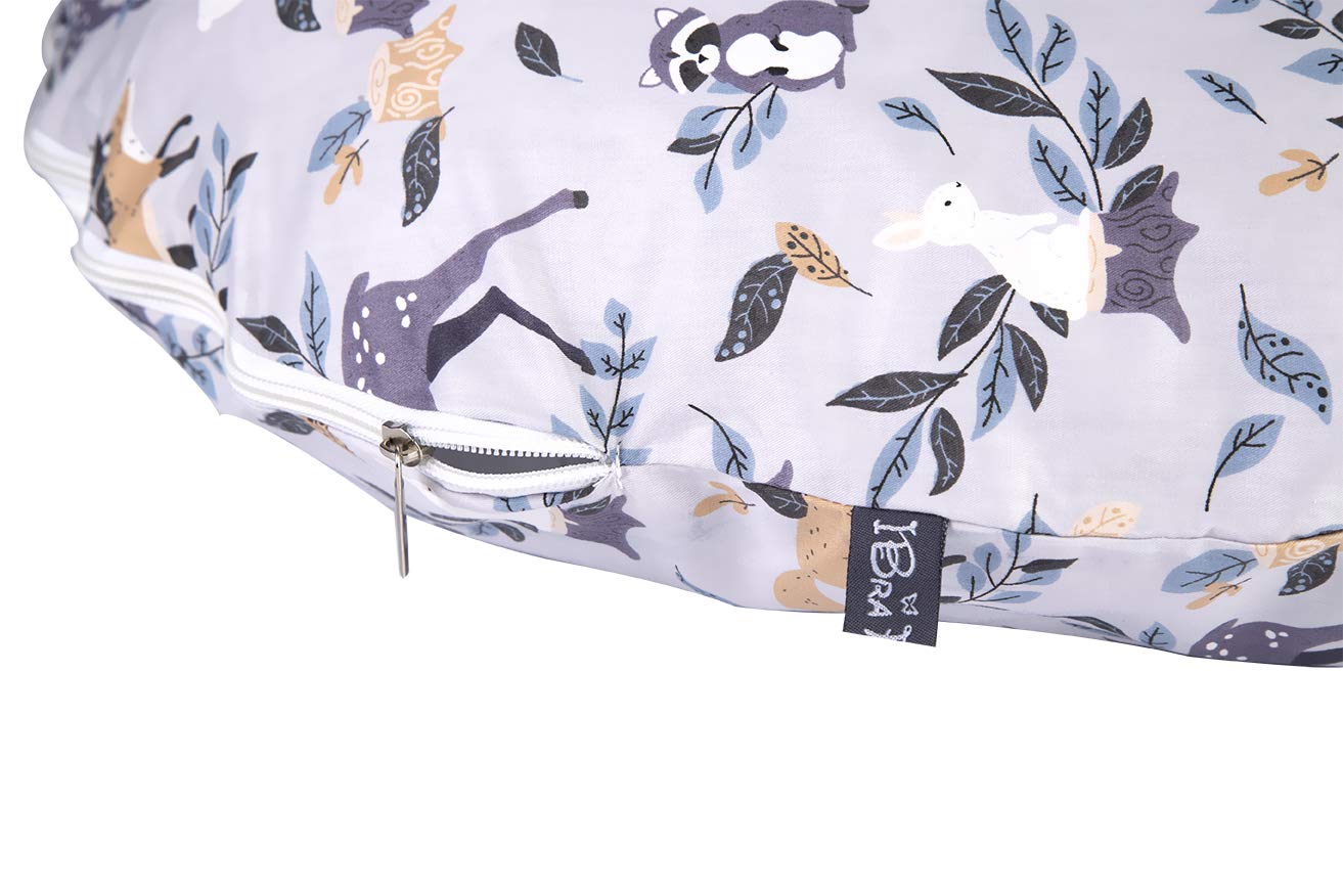 Newborn Lounger Cover Removable Cover 100% Soft Cotton Deers and Foxes