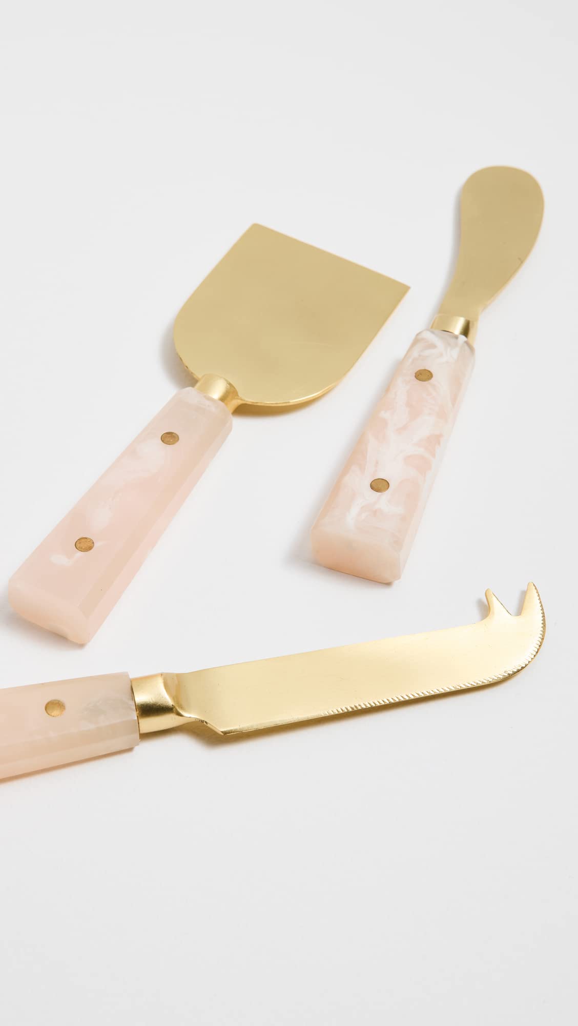 Tizo Design Women's 3-pc Cheese Set White, White, One Size