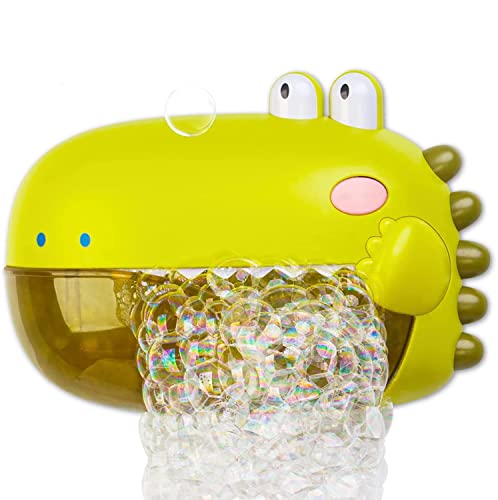 Tiyol Bubble Machine Bath Toys, Automatic Bubble Maker for Toddlers