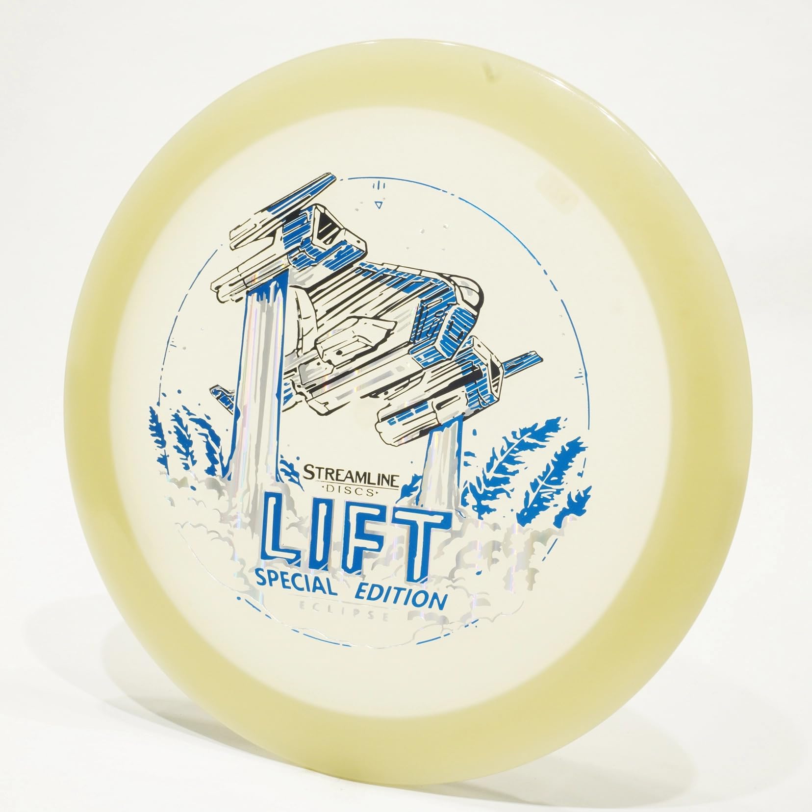 Streamline Special Edition Glow Lift (Eclipse Glow) Distance Driver Golf Disc, Pick Weight/Color [Stamp & Exact Color May Vary] White (Milky, clearish) 173-174 Grams