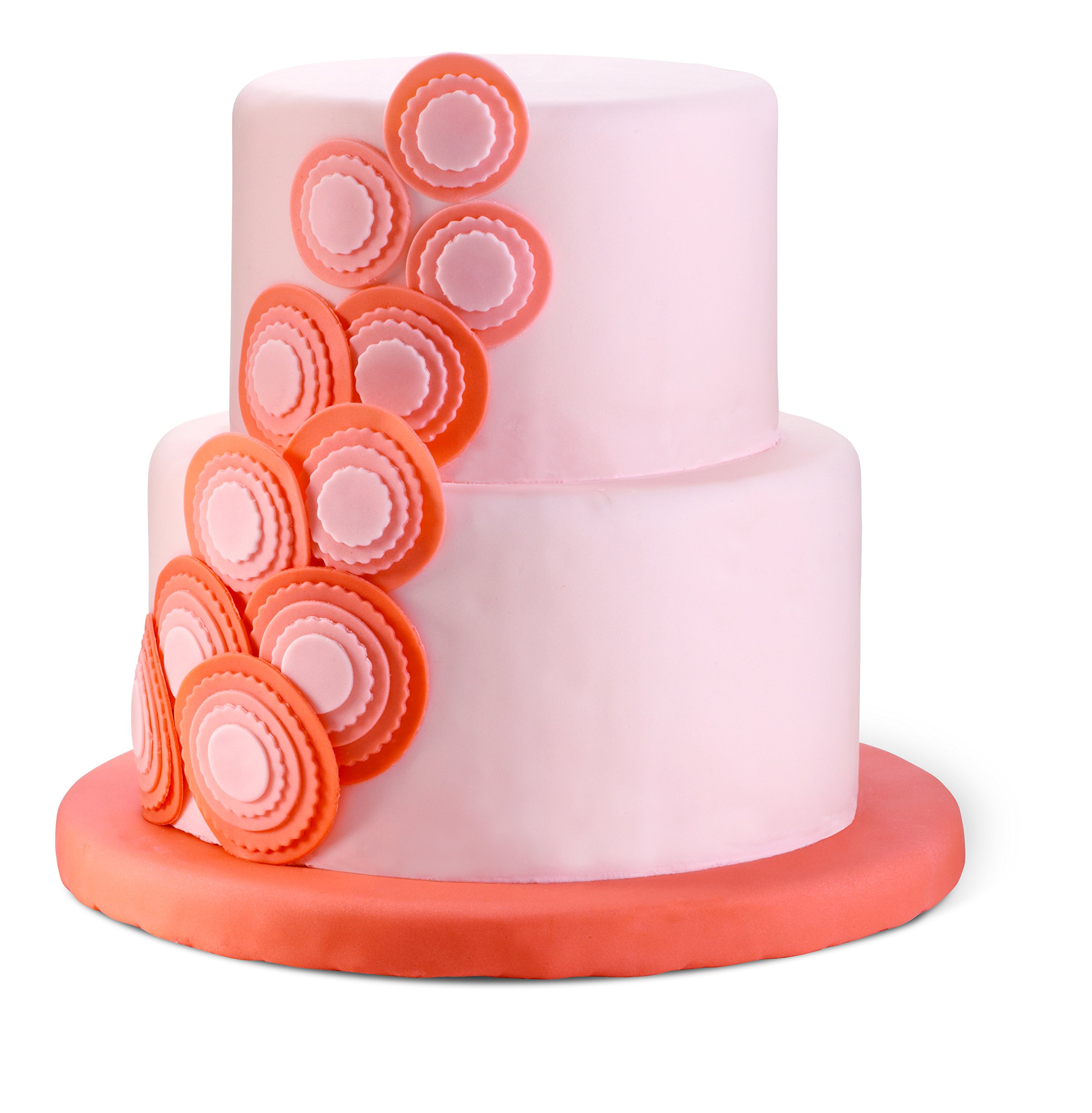 Wilton 6-Piece Nesting Fondant Double Sided Cut Out Cutters, Round