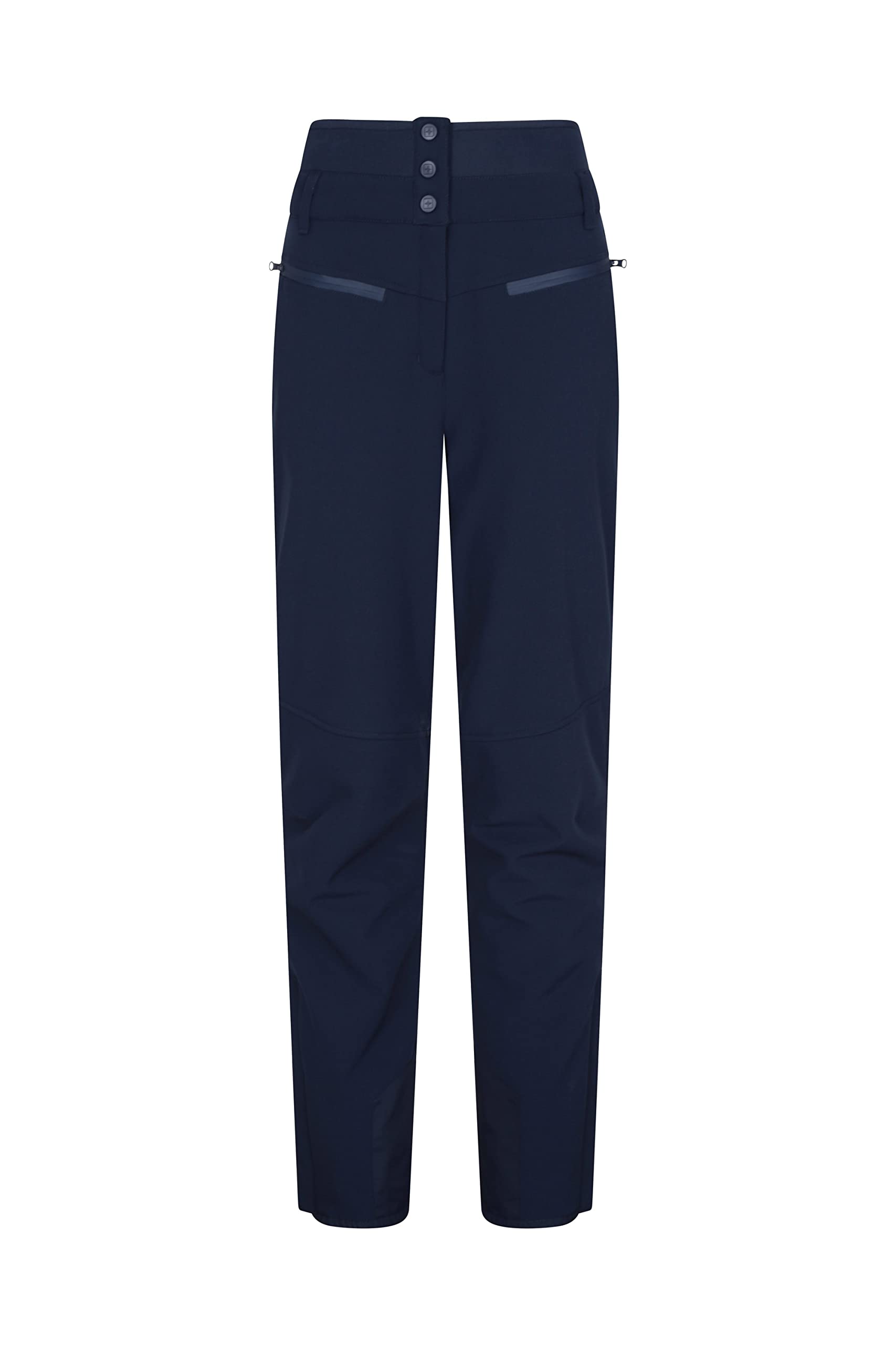 Mountain Warehouse Womens High Waisted Ski Pants -Slim Fit for Winter Navy 12