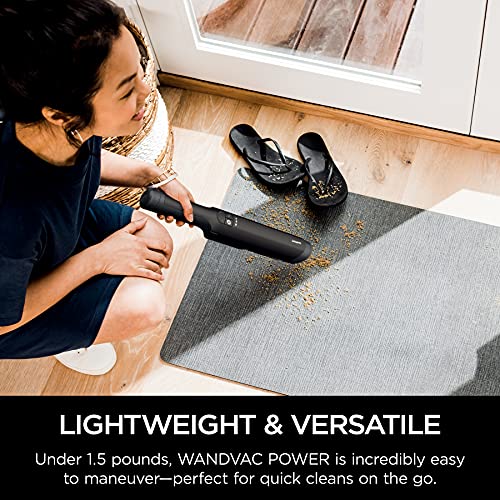 Shark WV403BR Cordless Hand Vacuum WANDVAC PRO, Ultra-Lightweight & Portable with Powerful Suction & Tools for Pets, Made for Car & Home, Dark Chocolate Brown