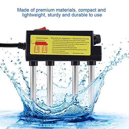 wosume γππ©π«π’π§π πππ₯π ππ’ππγ Water Electrolyzer, Ph Level Tester for Water,Hard Water Test,Portable Water Quality Tester Water Impurities Monitor Electrolyzer Machine Testing Meter