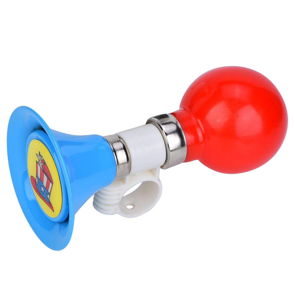 Metal Kids Bicycle Bell, Metal Rubber Loud Kids Bicycle Bell Bicycle Warning Bell for Boys Girls Bicycle Accessory (Blue)
