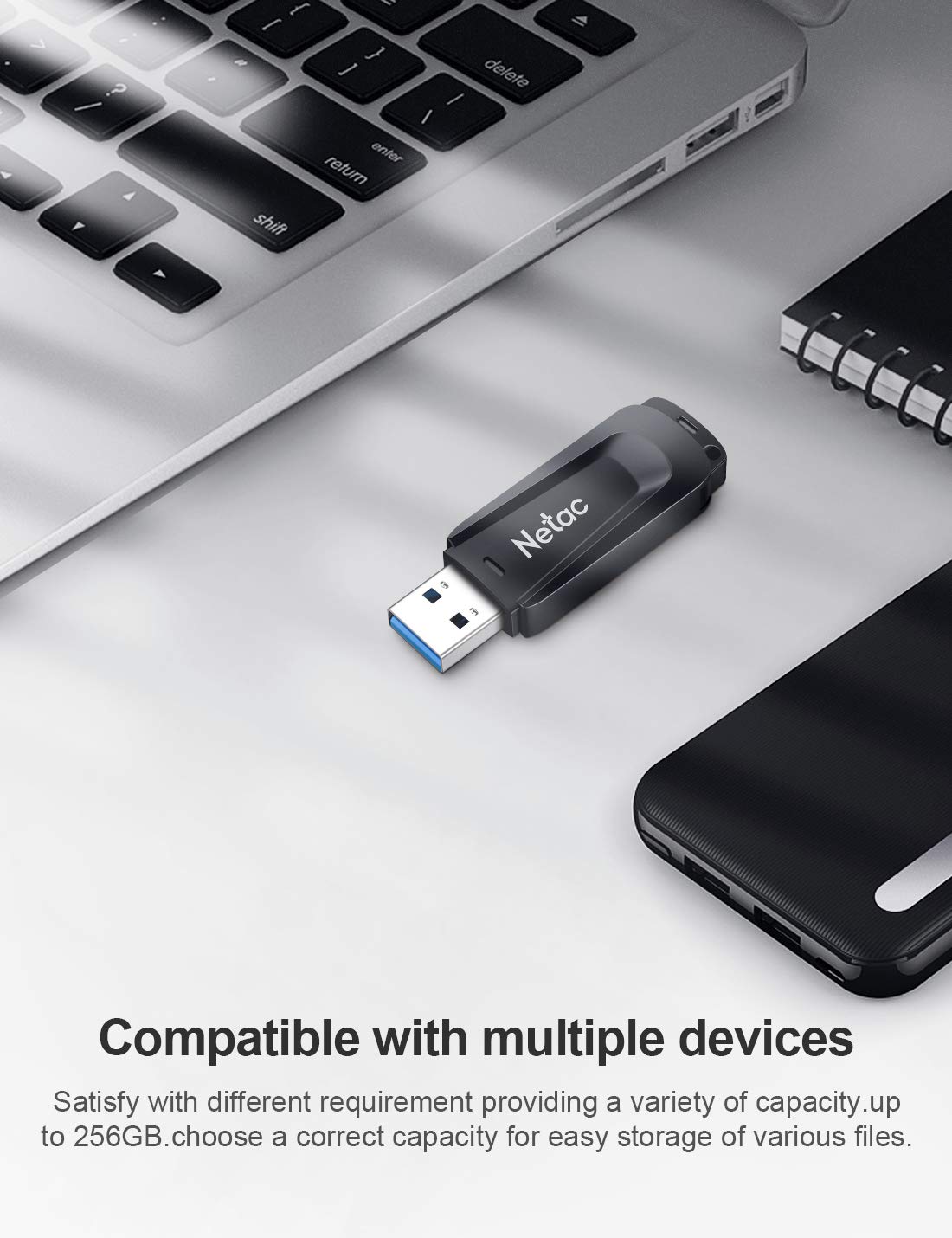 Netac Thumb Drive 32GB Flash Drive 3.0 USB Sticks 32GB Jump Drive, Read Speeds up to 90MB/s