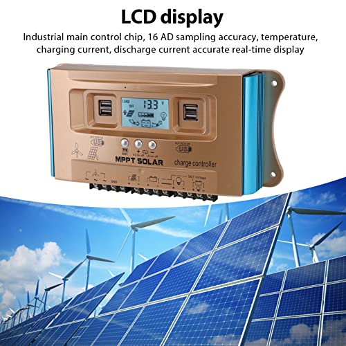 Wind Solar Controller Charge Management Solar Charge Controller 12V 24V 36V 48V 60V MPPT Tracked Charge By Charge (60A)