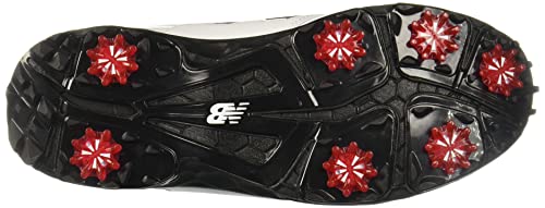 New Balance Men's LinksPro Golf Shoe, White/Black, 8.5 X-Wide