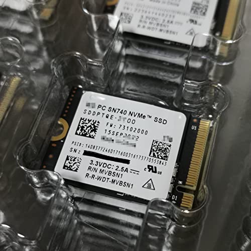 SN740 1TB M.2 2230 SSD NVMe PCIE4.0x4 for Steam Deck, for ROG Flow X Laptop, for Surface Laptop,for DIY cfe,for GPD Win max2