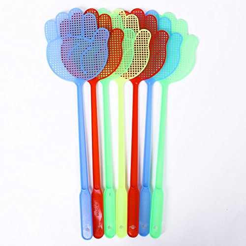 ValueHall Fly Swatter 10 Pack Fly Swatters Multi-Colors Manual Plastic Fly Swatter Set V7022