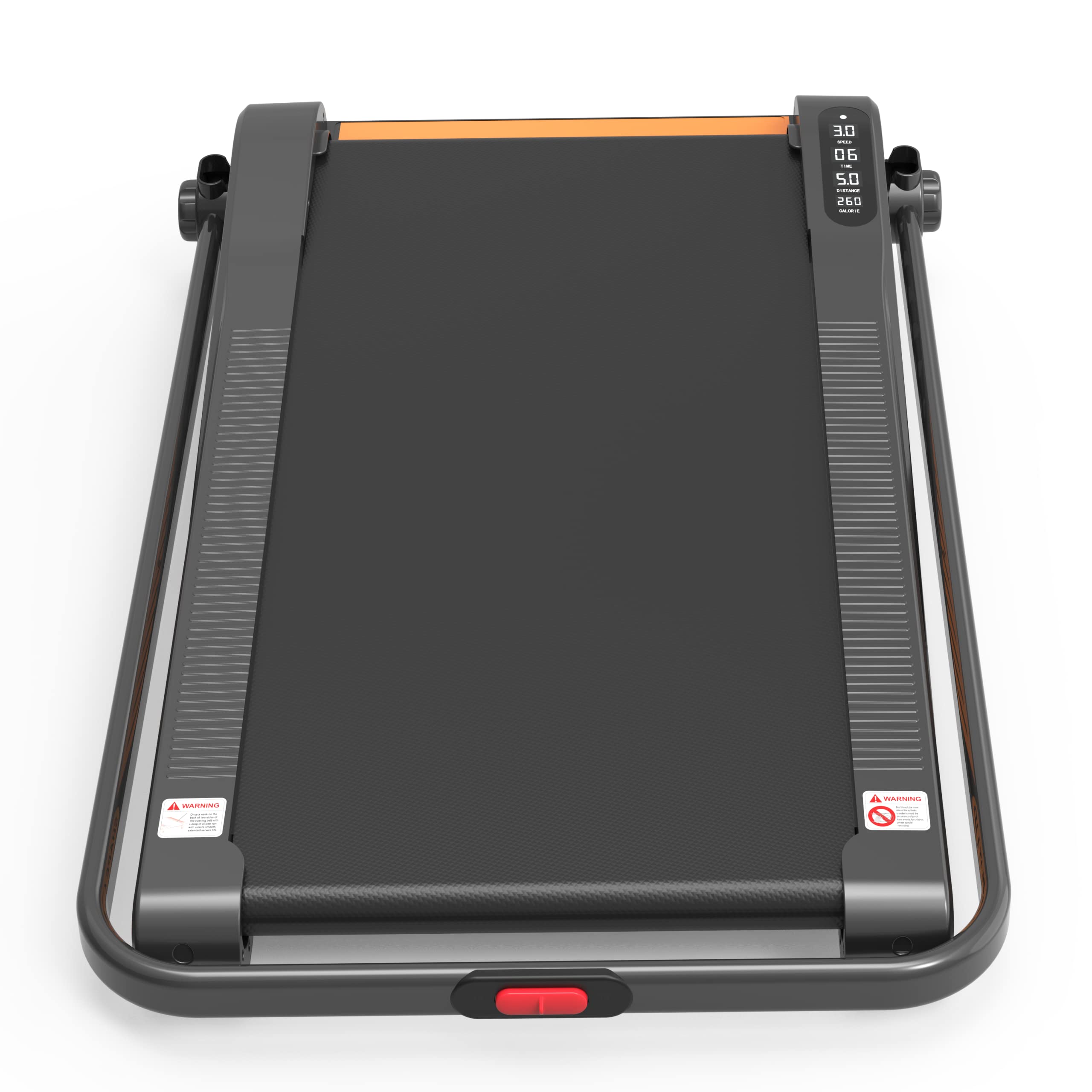 WILDKEN Walking Pad, Folding Treadmill Under Desk with Handlebar & Ergonomic 10% Incline, Home Treadmill 2 in 1 Walking and Jogging with Remote Control LCD Display for Home Gym Indoor Office use